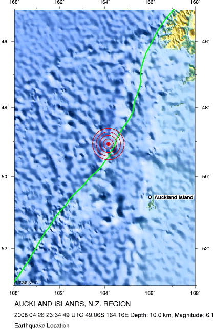 Schweres Erdbeben bei Neuseeland