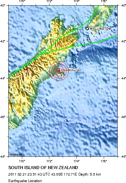 Erneut schweres Erdbeben in Neuseeland