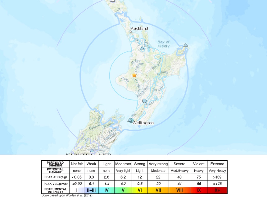 Schweres Erdbeben in Neuseeland