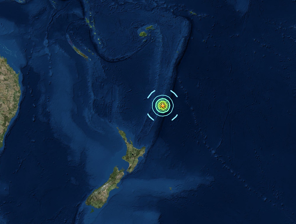 Schweres Erdbeben bei Neuseeland